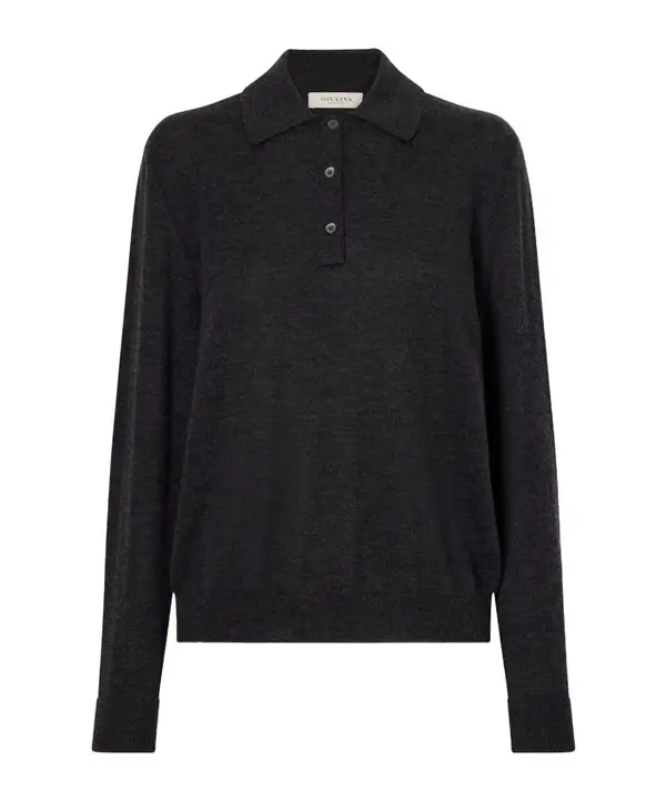 Giuliva Heritage Cashmere Polo Sweater