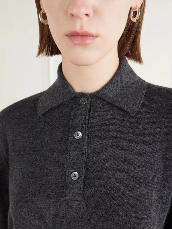 Giuliva Heritage Cashmere Polo Sweater