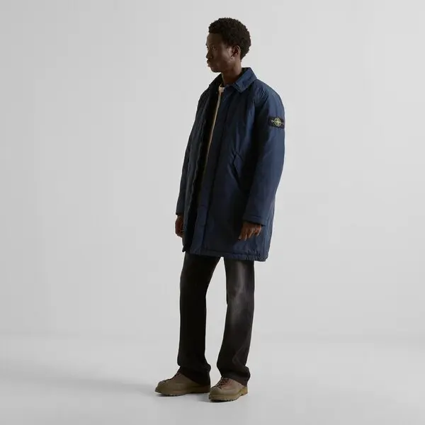 Stone Island Lightweight Trench Coat For Light Rain