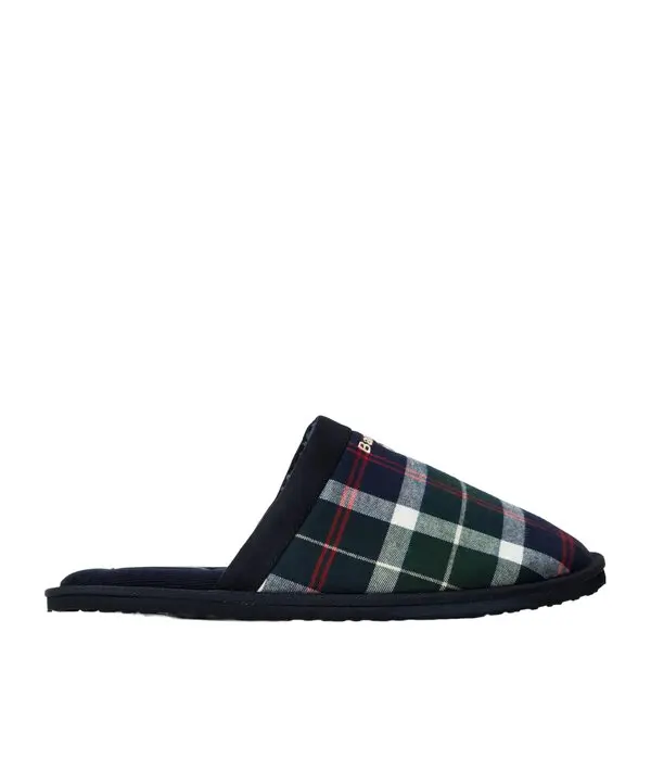 Barbour Plaid-patterned Hooded Home Slippers