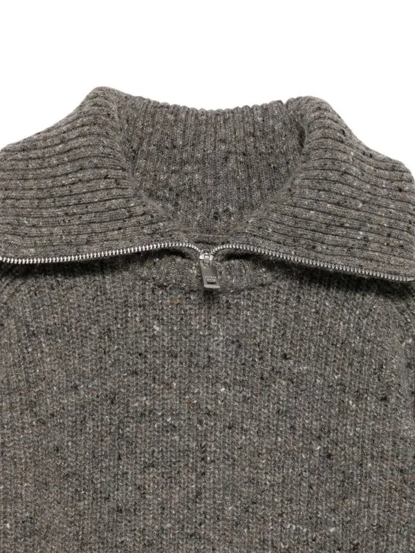 Samsøe Samsøe Saamandy Half-zip Flecked Sweater