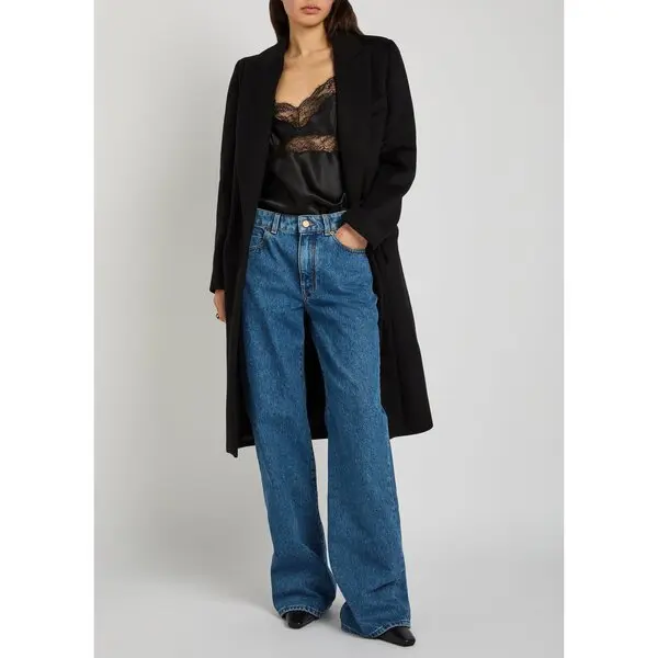 Balmain Wool Oversized-fit Overcoat