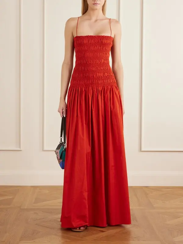 Matteau Shirred Maxi Dress