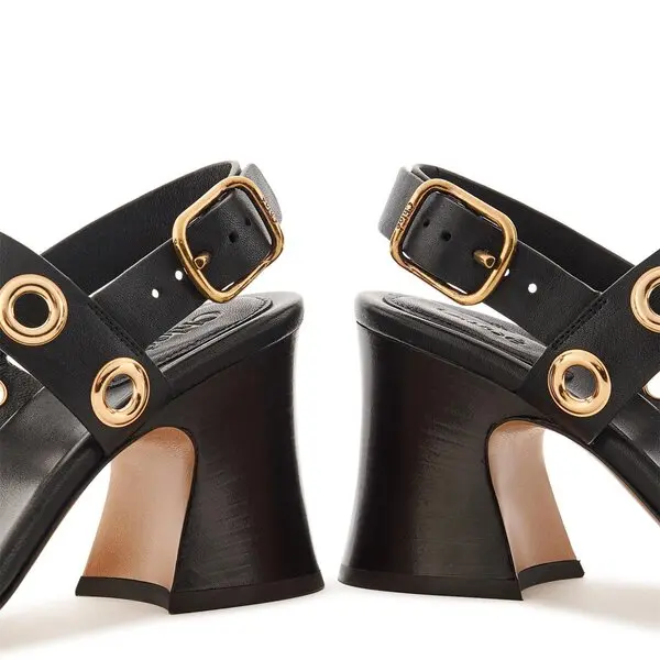 Chloé Leather Heeled Sandals