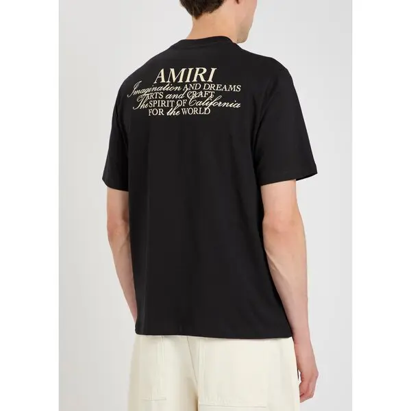 Amiri Round-neck Short-sleeved T-shirt