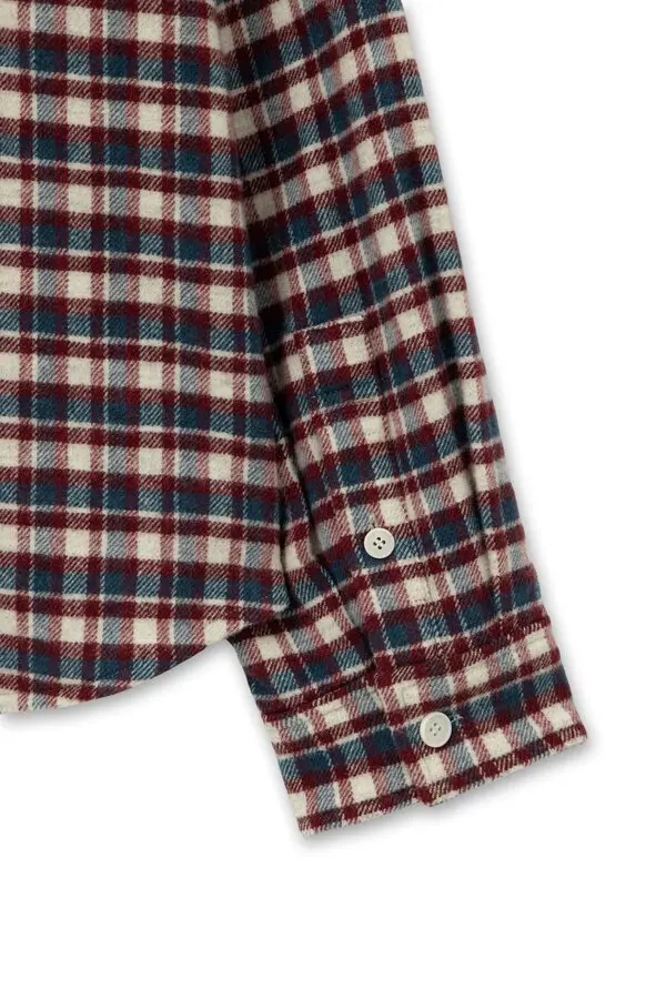 WOOYOUNGMI Plaid Wool Shirt
