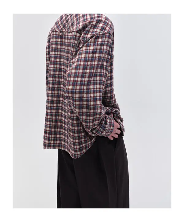 WOOYOUNGMI Plaid Wool Shirt