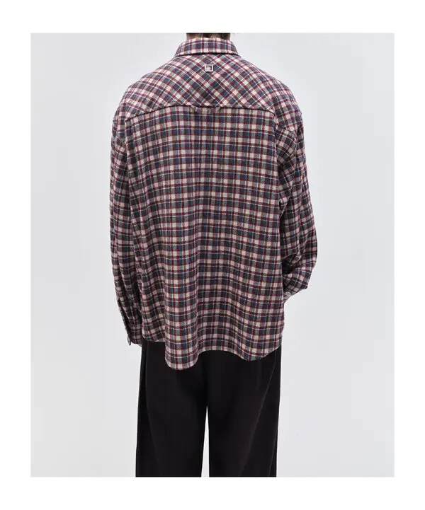 WOOYOUNGMI Plaid Wool Shirt