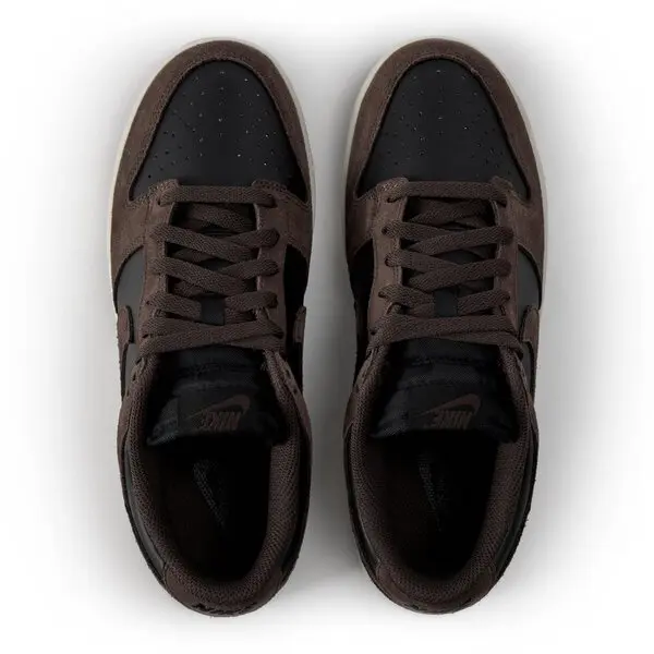 Nike Low Leather Trainersw - Black
