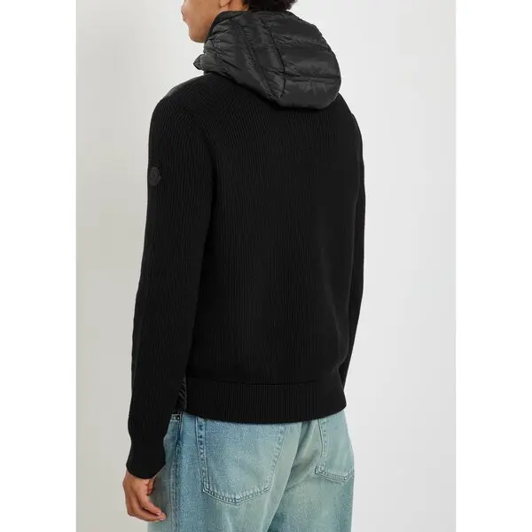 Moncler Hooded Patchwork Jacket