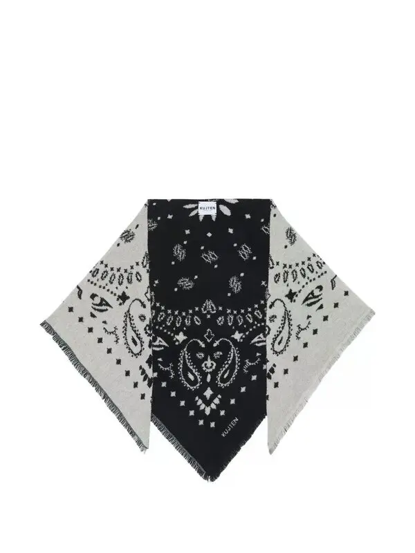 KUJTEN Tafi Paisley-print Shawl