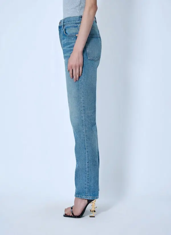 Saint Laurent Mid-rise Straight Jeans
