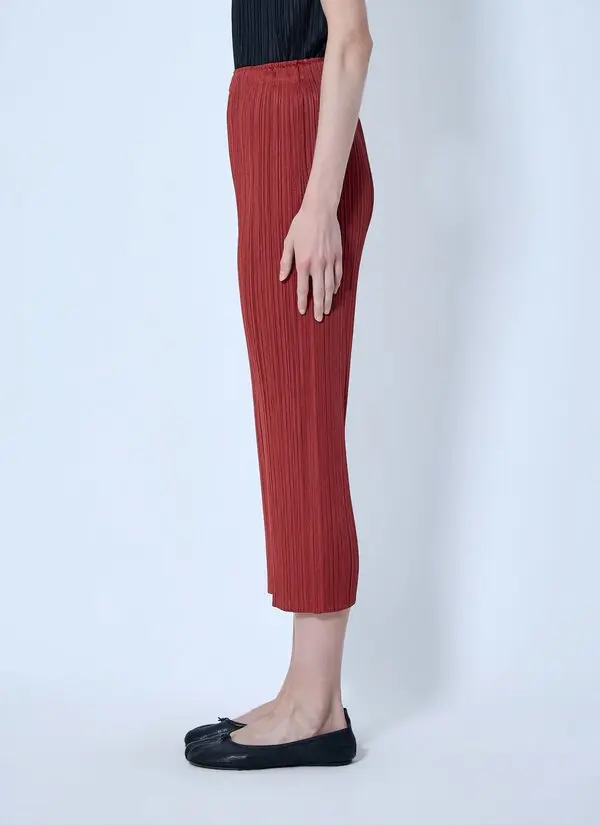 Issey Miyake Pleated Cropped Trousers