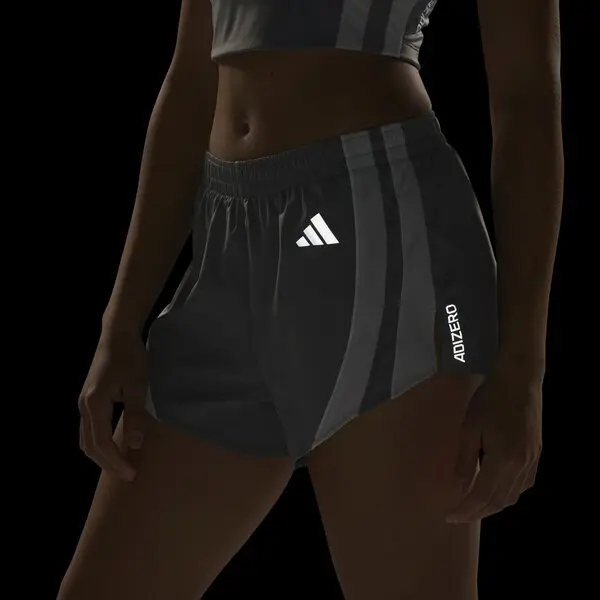 Adidas Adizero Archive Climacool Running Chicago Graphic Shorts Grey 3 - Grey Three