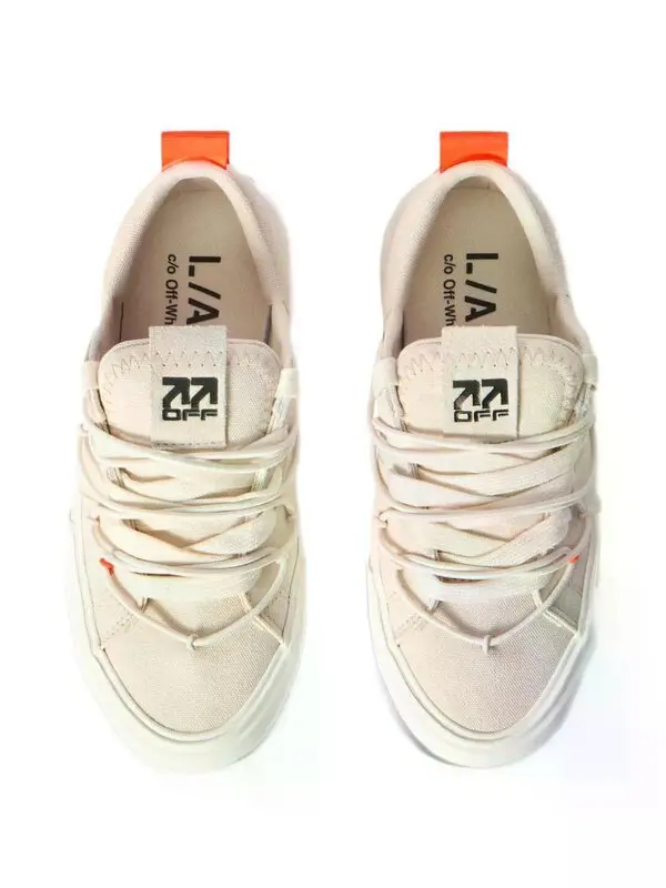 L/AB C/O OFF-WHITE Tape Vulcanized Sneakers