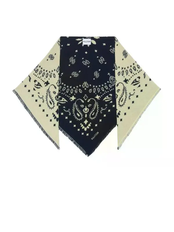 KUJTEN Tafi Paisley-print Shawl