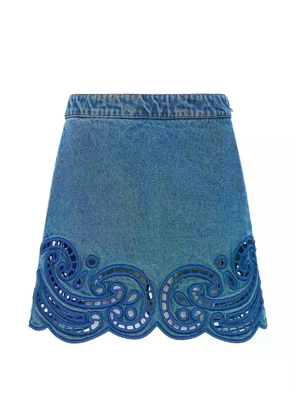 Ulla Johnson Cadiz Cut-out Mini Skirt