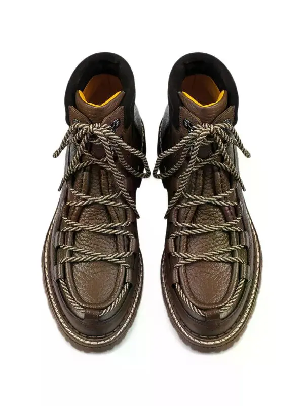 DOUCAL'S Belvedere Pebbled-leather Boots