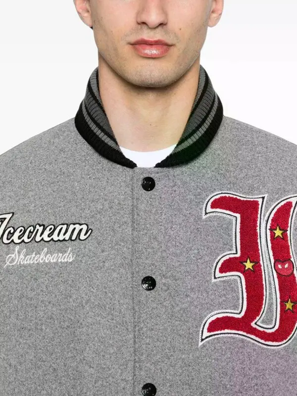 BILLIONAIRE BOYS CLUB - ICE CREAM Logo-patch Bomber Jacket