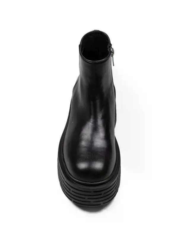Agl Lignes Leather Boots