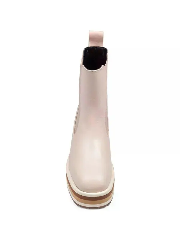 PALOMA BARCELO Lia Striped-platform Boots