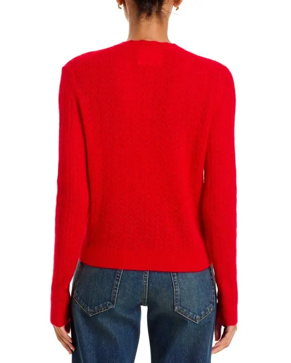 Isabel Marant Étoile Diren Pointelle Crewneck Cardigan
