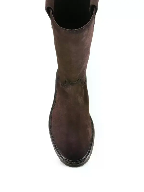 ALEXANDER HOTTO Suede Pull-on Boots