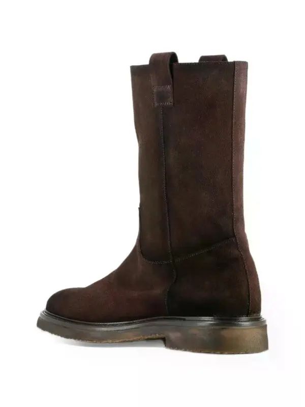 ALEXANDER HOTTO Suede Pull-on Boots