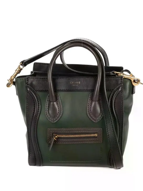 Celine Nano Luggage Leather Tote Bag
