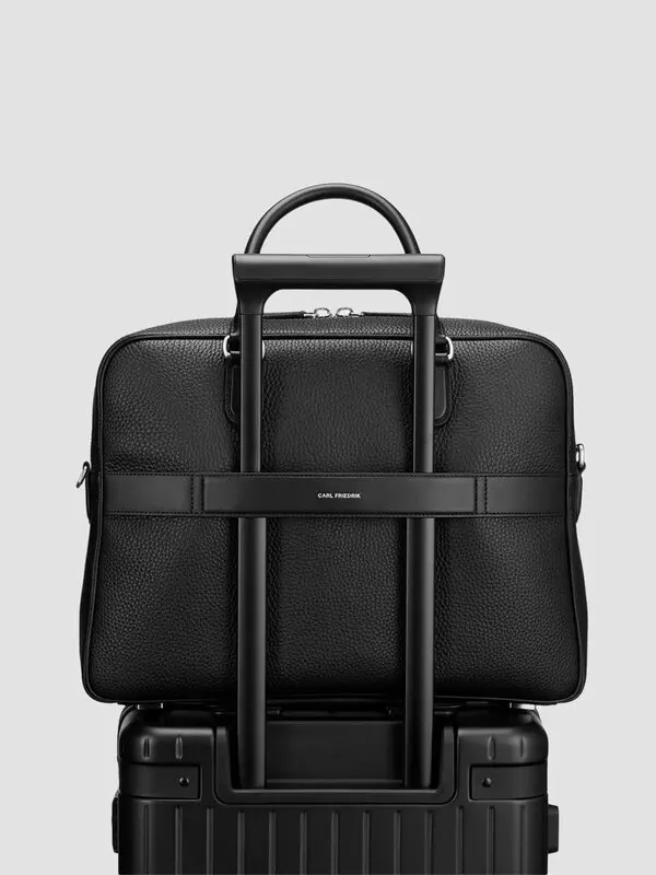 CARL FRIEDRIK Sonder Dunloe Leather Briefcase - Black