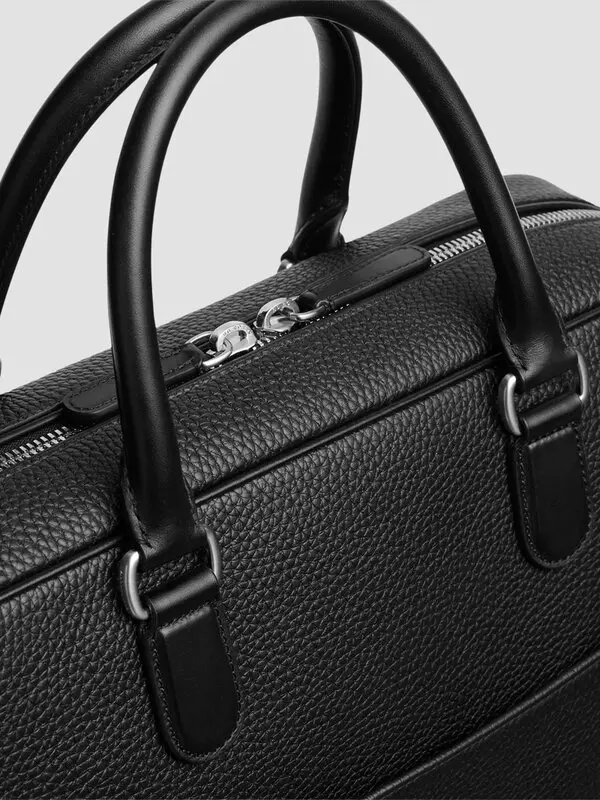 CARL FRIEDRIK Sonder Dunloe Leather Briefcase - Black