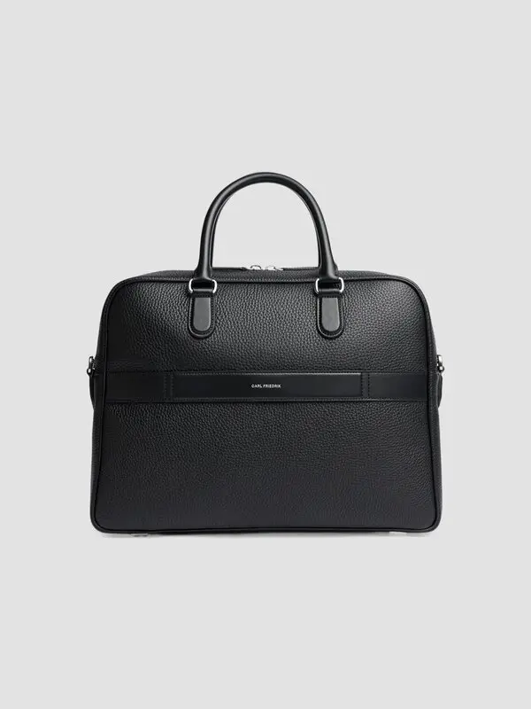 CARL FRIEDRIK Sonder Dunloe Leather Briefcase - Black