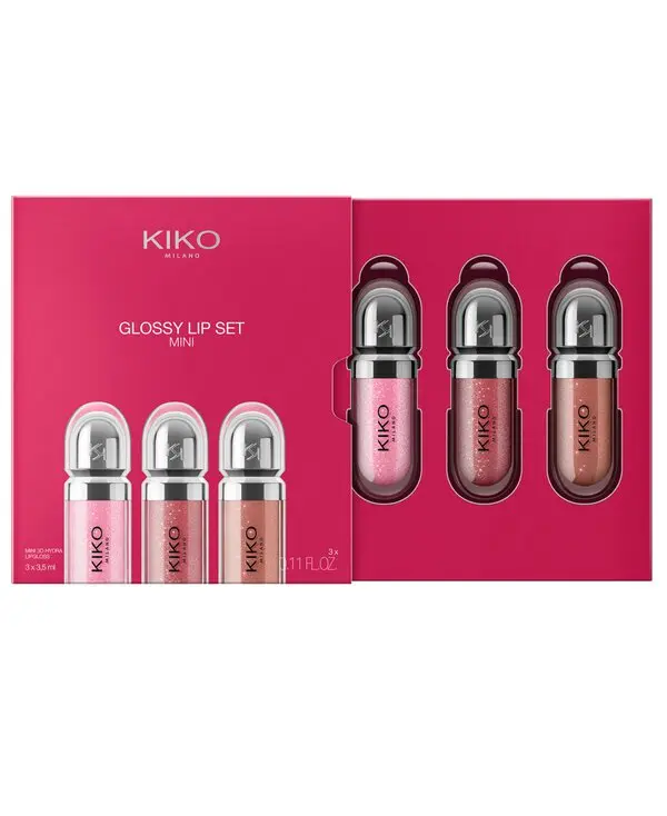 KIKO MILANO 3-piece Glossy Mini Lip Set - Multi