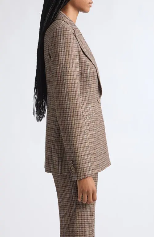 Gabriela Hearst Leiva Check Wool & Silk Jacket