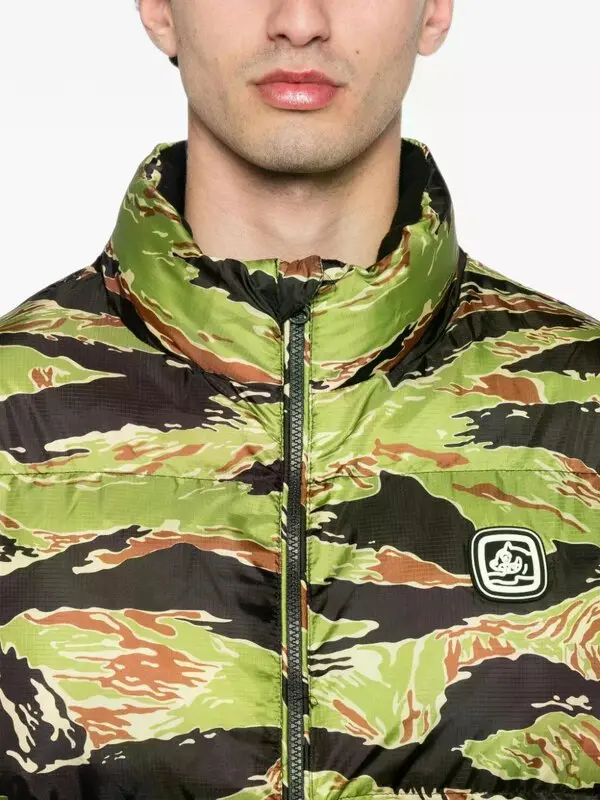 BILLIONAIRE BOYS CLUB Tiger Camouflage-print Puffer Jacket