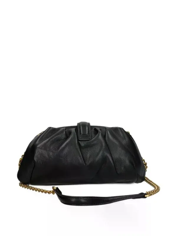 Just Cavalli Snake-plaque Ruched Shoulder Bag