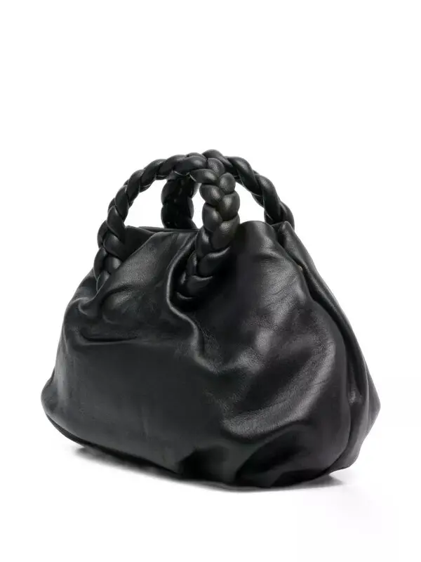 Hereu Bombon Braided-handle Leather Tote Bag