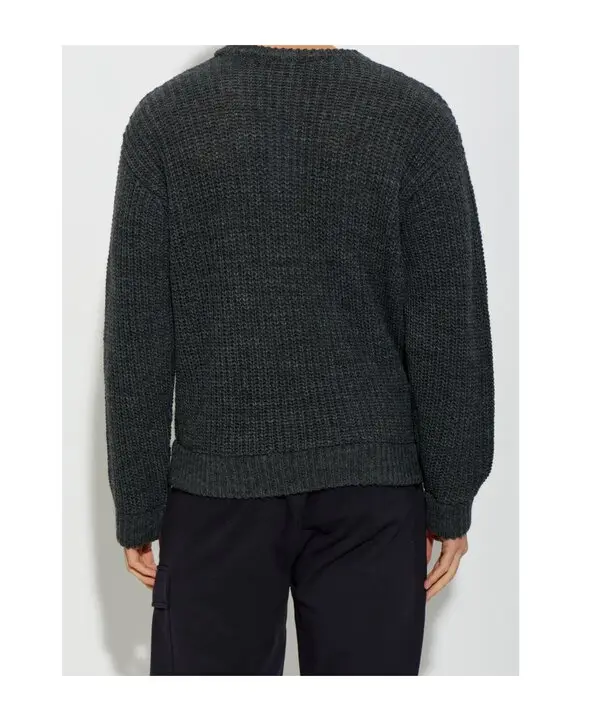 American Vintage Logo Patch Knitted Sweater