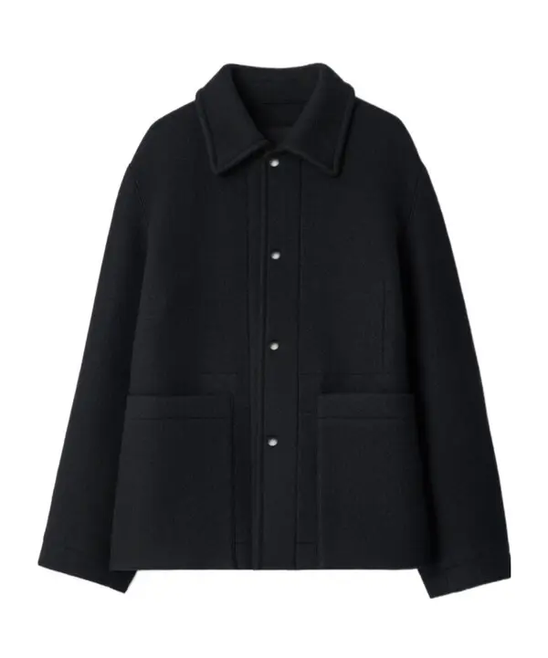 LEMAIRE Utility Jacket In Duffle Wool