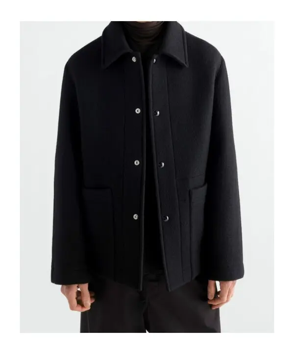 LEMAIRE Utility Jacket In Duffle Wool