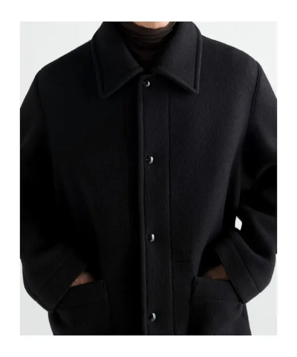 LEMAIRE Utility Jacket In Duffle Wool