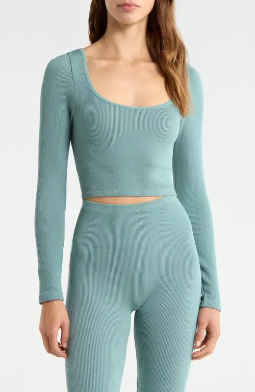 Lunya Seamless Modal Flow Long Sleeve - Musing Moss