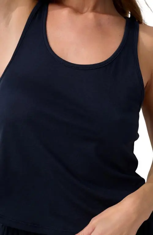 Lunya Organic Pima Curved Hem Tank