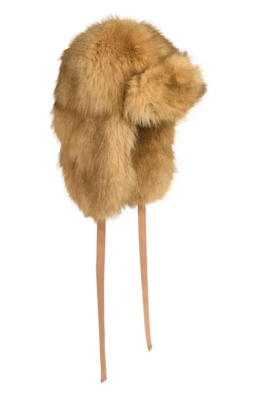 Rag & Bone Mel Faux Fur Trapper Hat - Camel