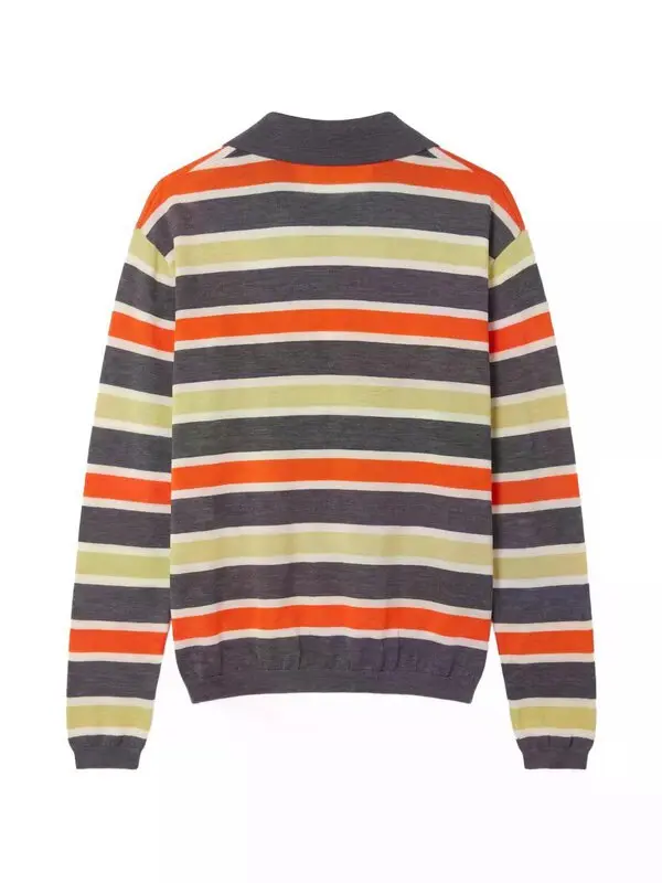 ZANKOV Ryan Striped Merino Polo
