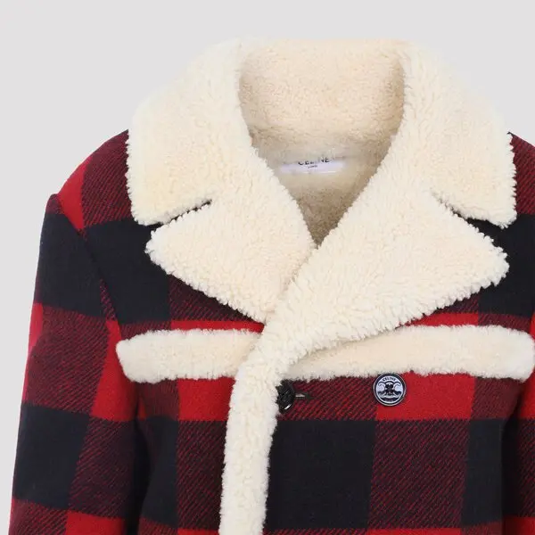 Celine Caban Shearling Jacket