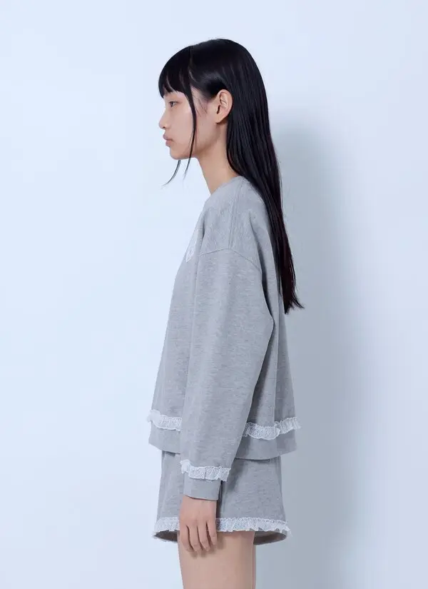 GANNI Isoli Sweatshirt - Gray