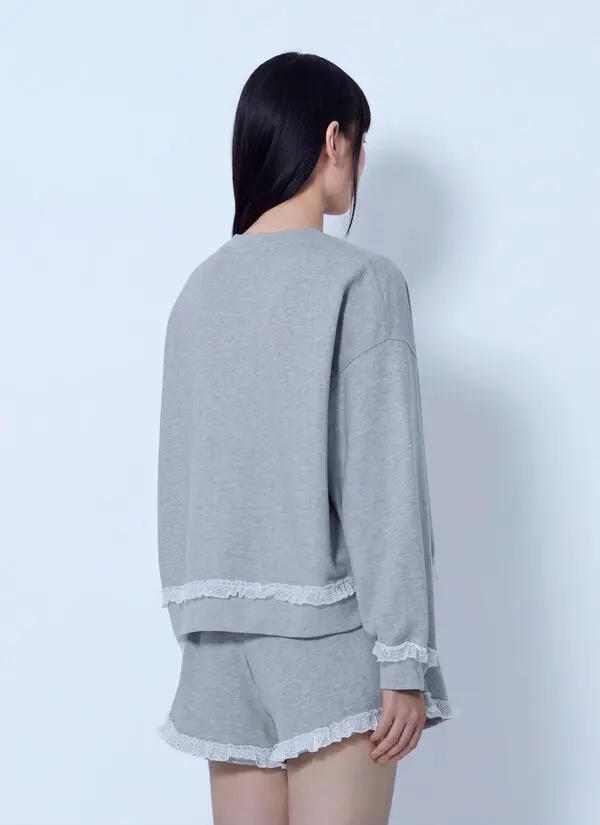 GANNI Isoli Sweatshirt - Gray