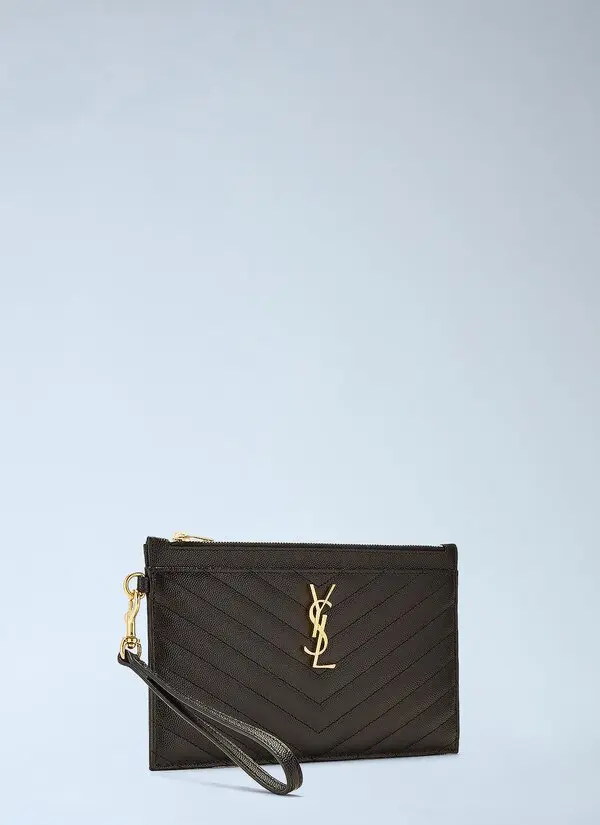 Saint Laurent Cassandre Matelassé Large Pouch