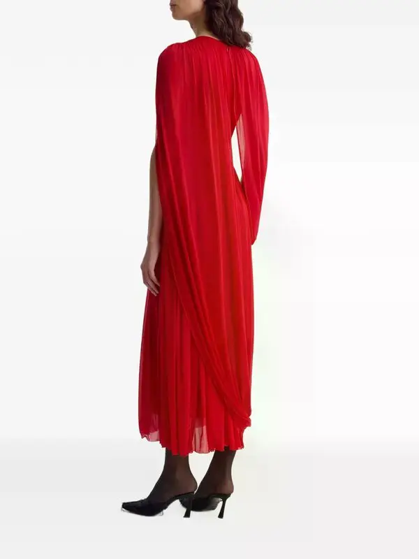 FFORME Kahlo Asymmetric Draped Flared Maxi Dress